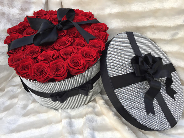 Boxed Preserved Roses– Forever Flowers